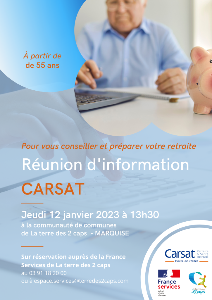 Réunion d'information CARSAT | La terre des 2 caps
