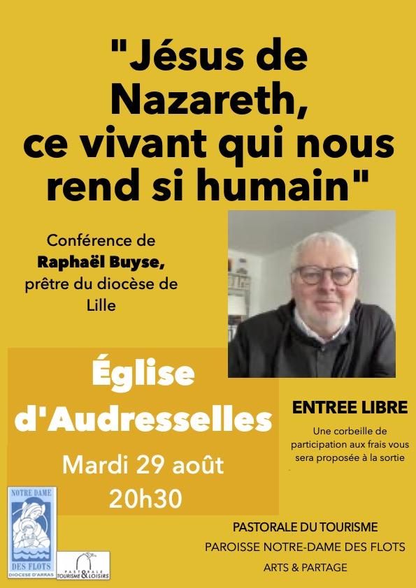 Conférence « Jésus de Nazareth, ce vivant qui nous rend si humain ...